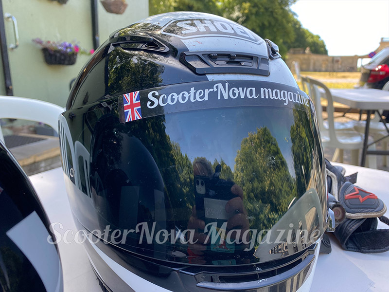 Helmet visor stickers (sun shade) - ScooterNova